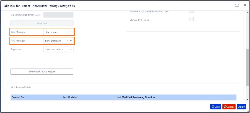 PLANNING TABLE – Exepron Knowledgebase