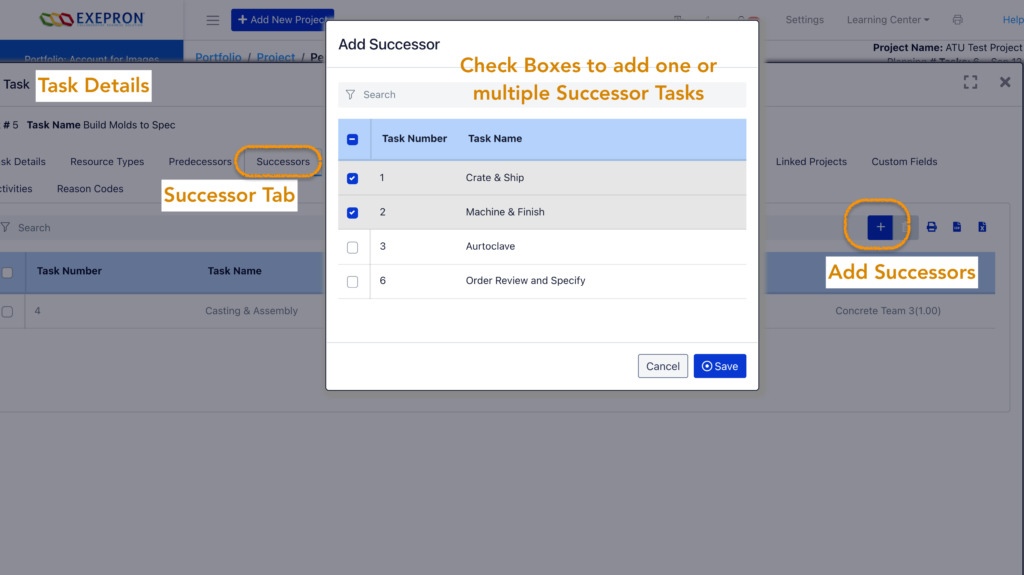 Successors – Exepron Knowledgebase
