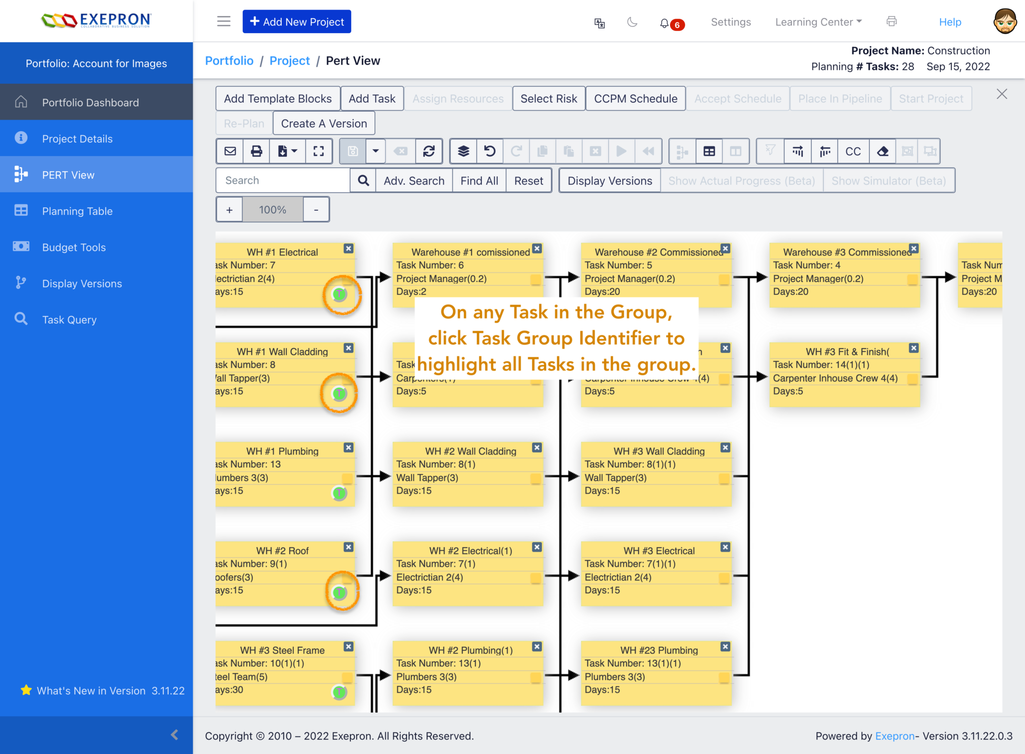 Task Groups and Group Identifiers – Exepron Knowledgebase