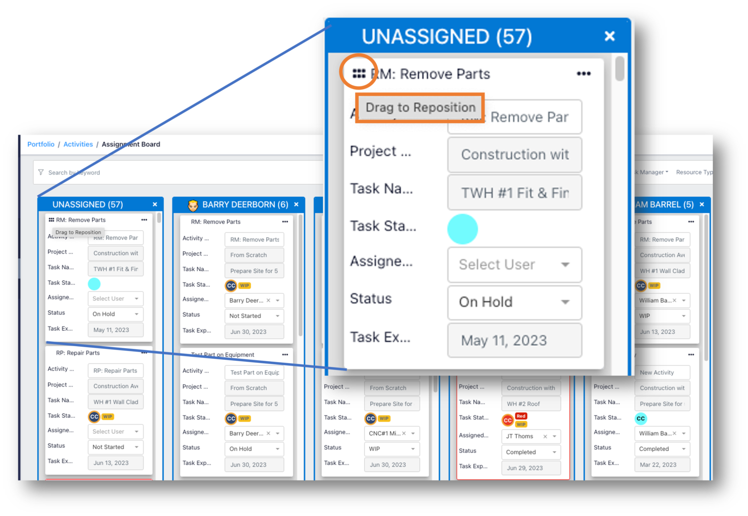 Activity Management using Activity Cards – Exepron Knowledgebase
